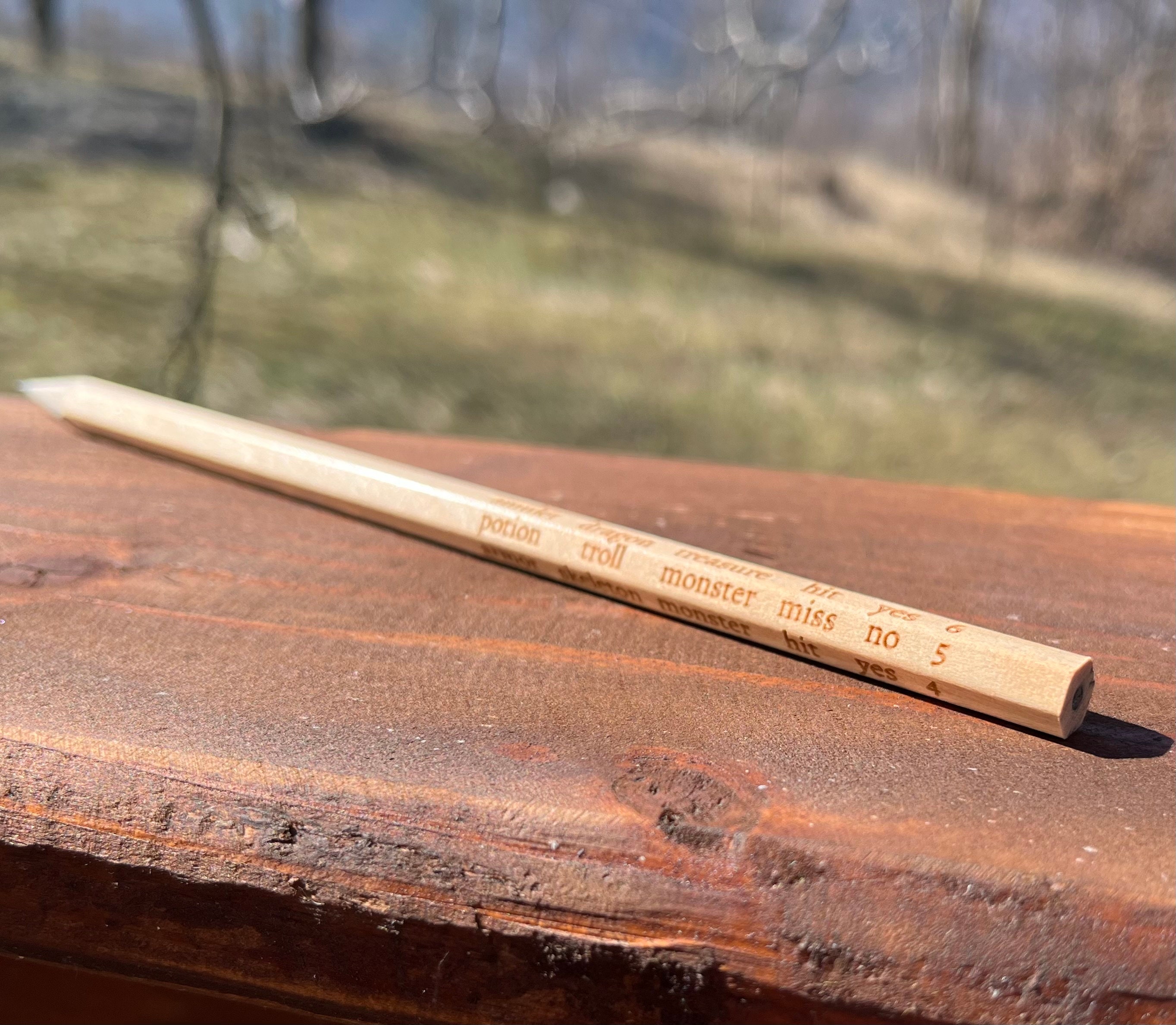 Dungeon Crawl Pencils | Game on a Pencil! | RPG Gifts | Geek Gifts - Etsy