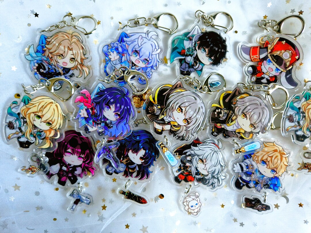 Honkai Star Rail Acrylic Keychains 12 Styles Dan Heng Kafka Yanqing ...