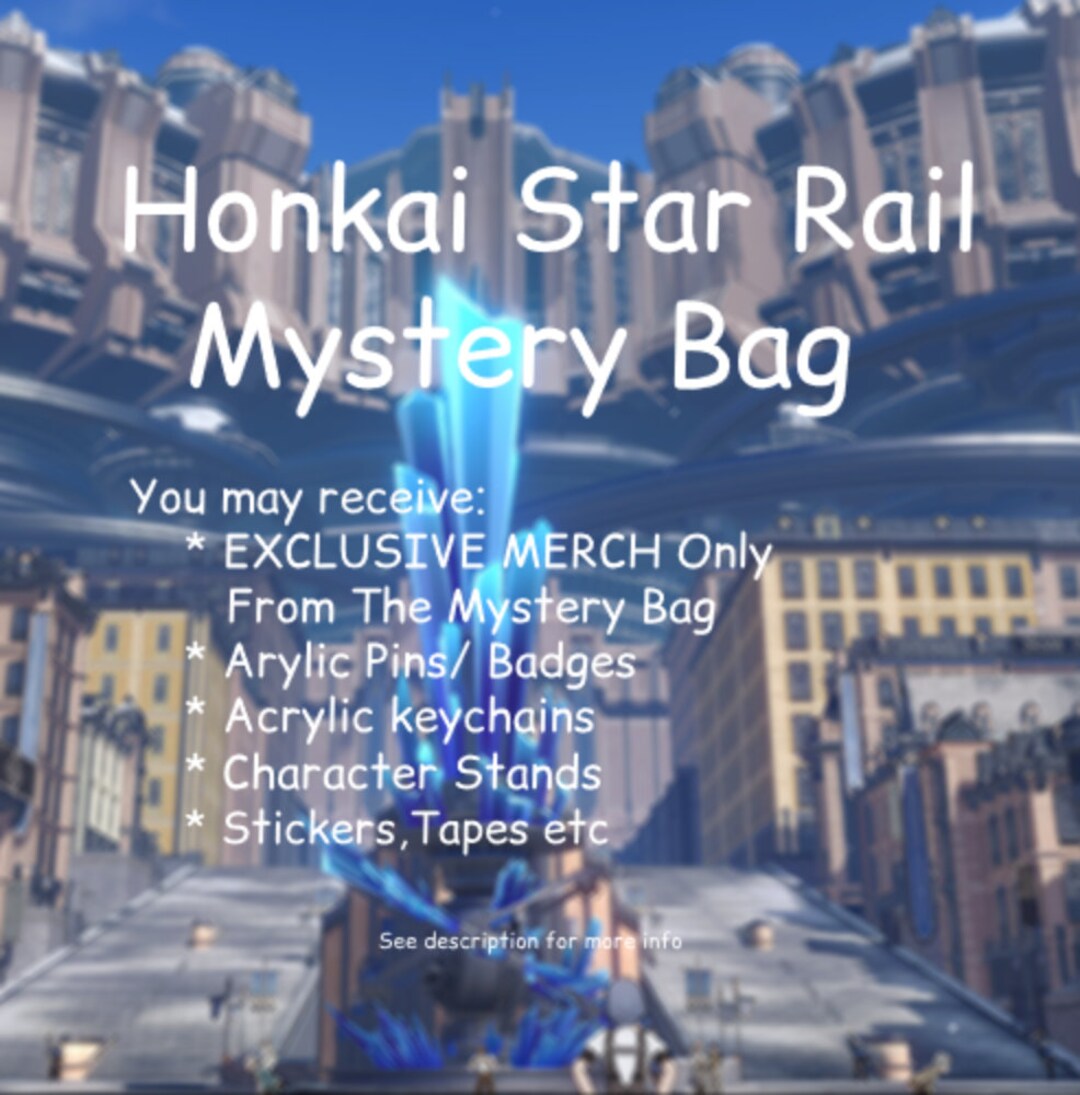 Honkai Star Rail Mystery Bag / Character Pins Keychains Stands Figures ...