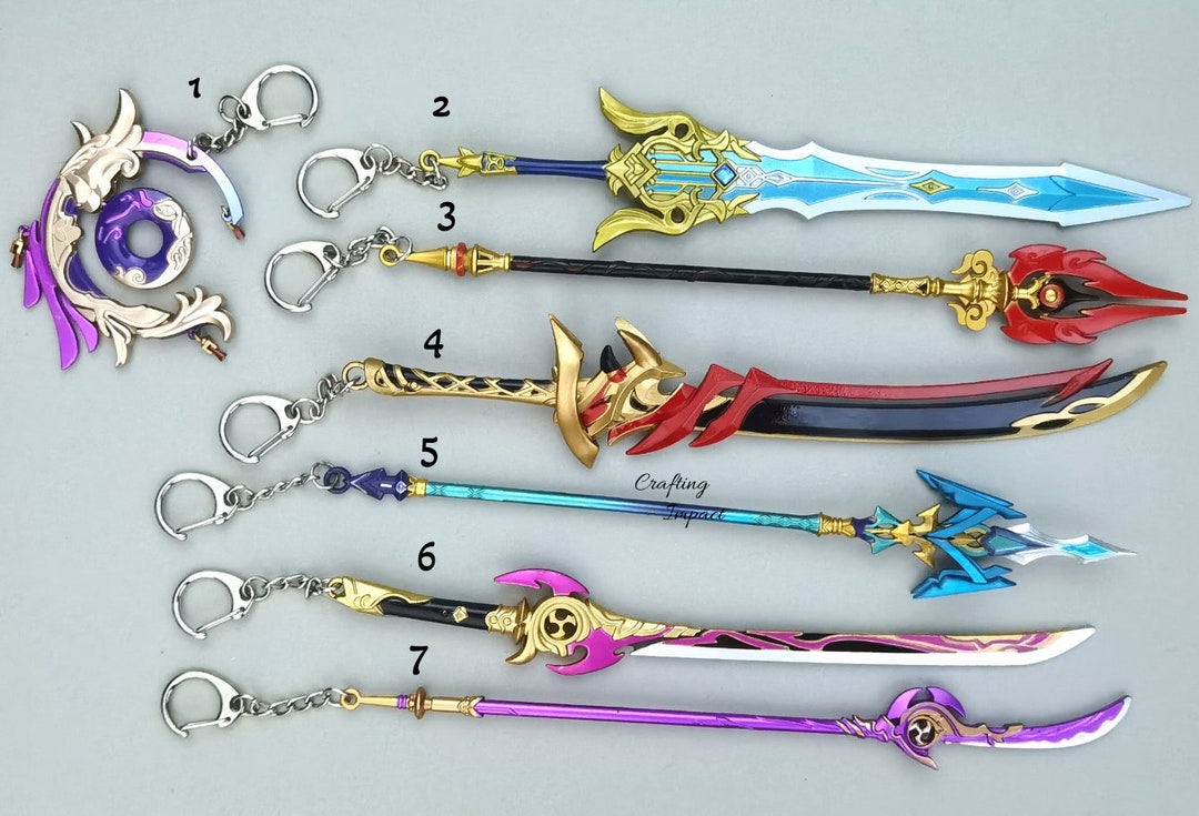 Genshin Impact Alloy Large Weapon Model 27 Styles Splendor of Tranquil ...