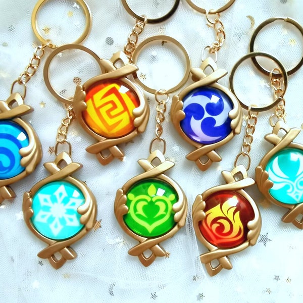 Genshin Keychain Vision - Etsy