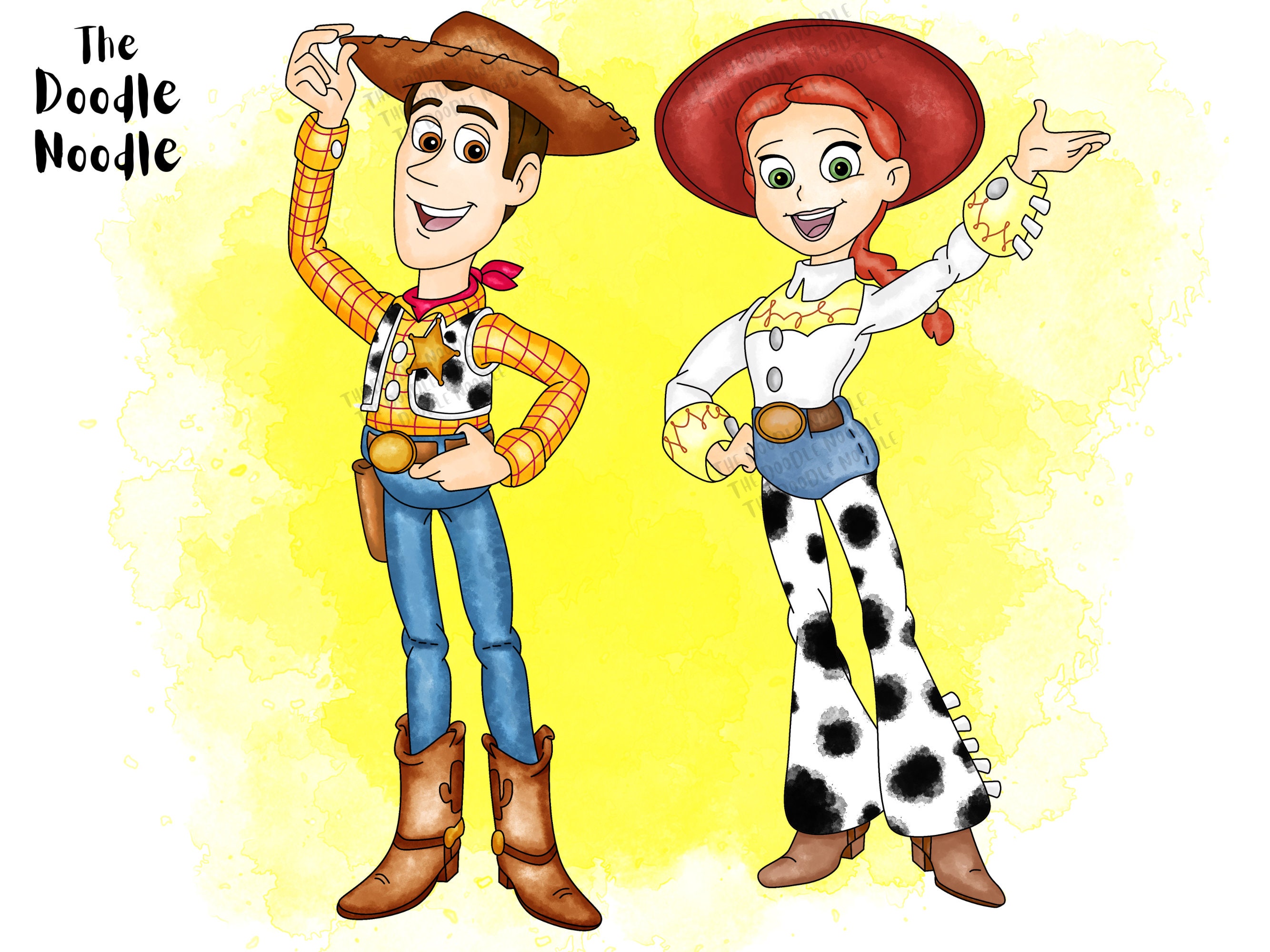 Woody And Jessie Clip Art