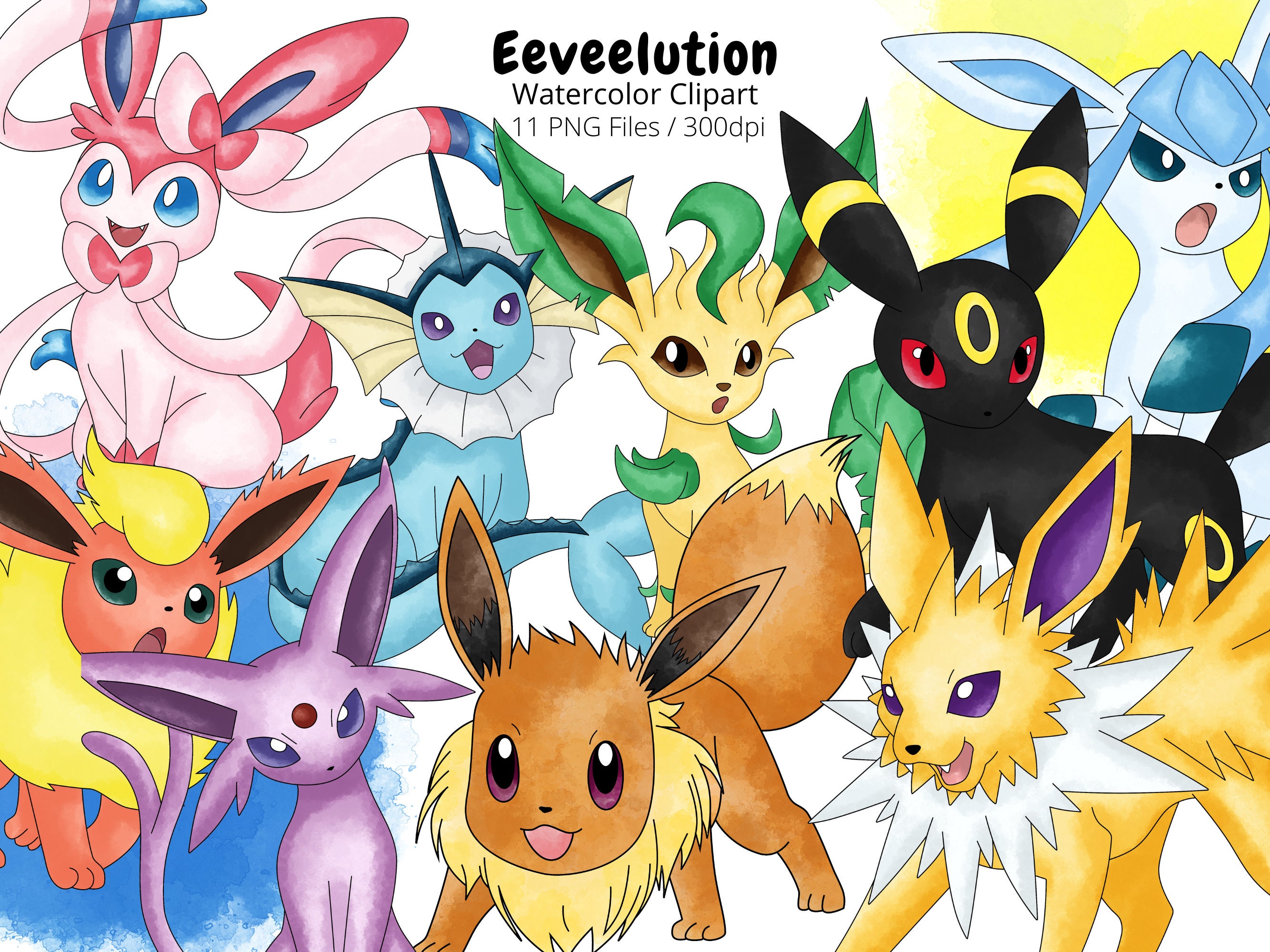 Pokemon Eevee Evolutions Cute