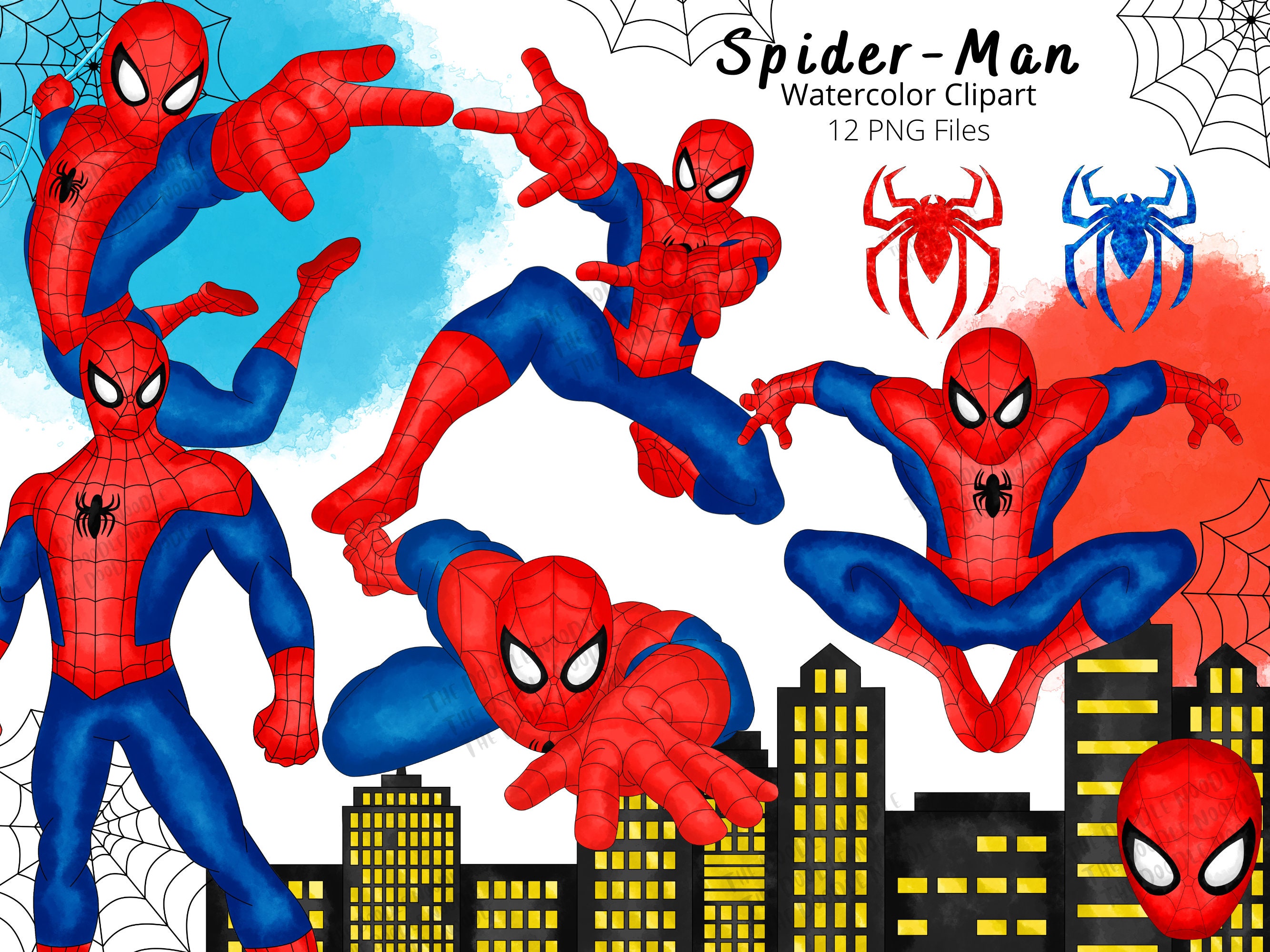Spiderman Clipart Kiddies