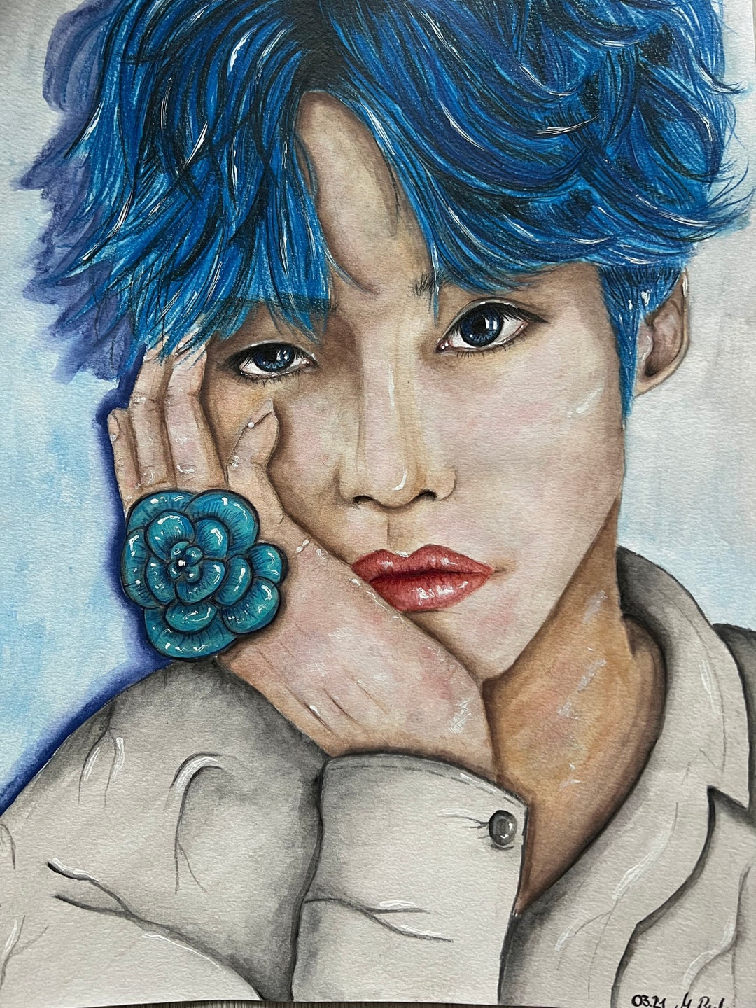 BTS V Poster - Etsy