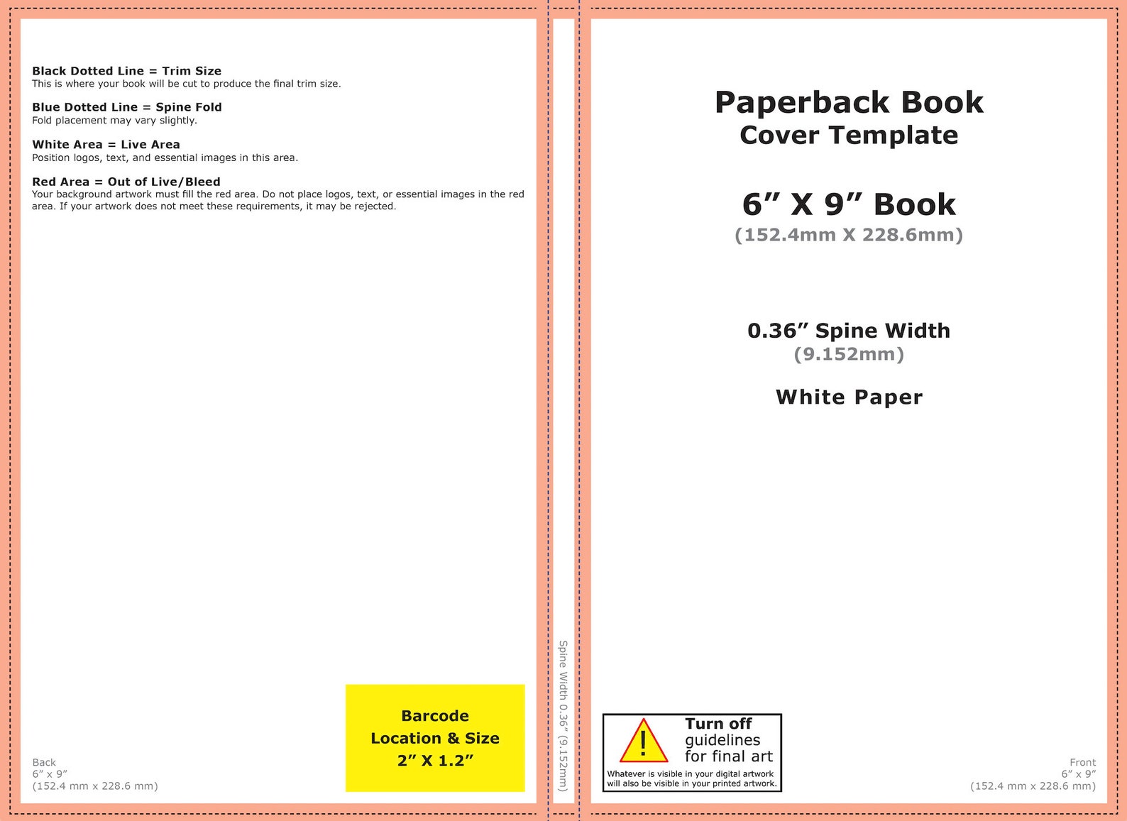 Amazon KDP Book Cover Template & Simple Pages - Canva - Etsy