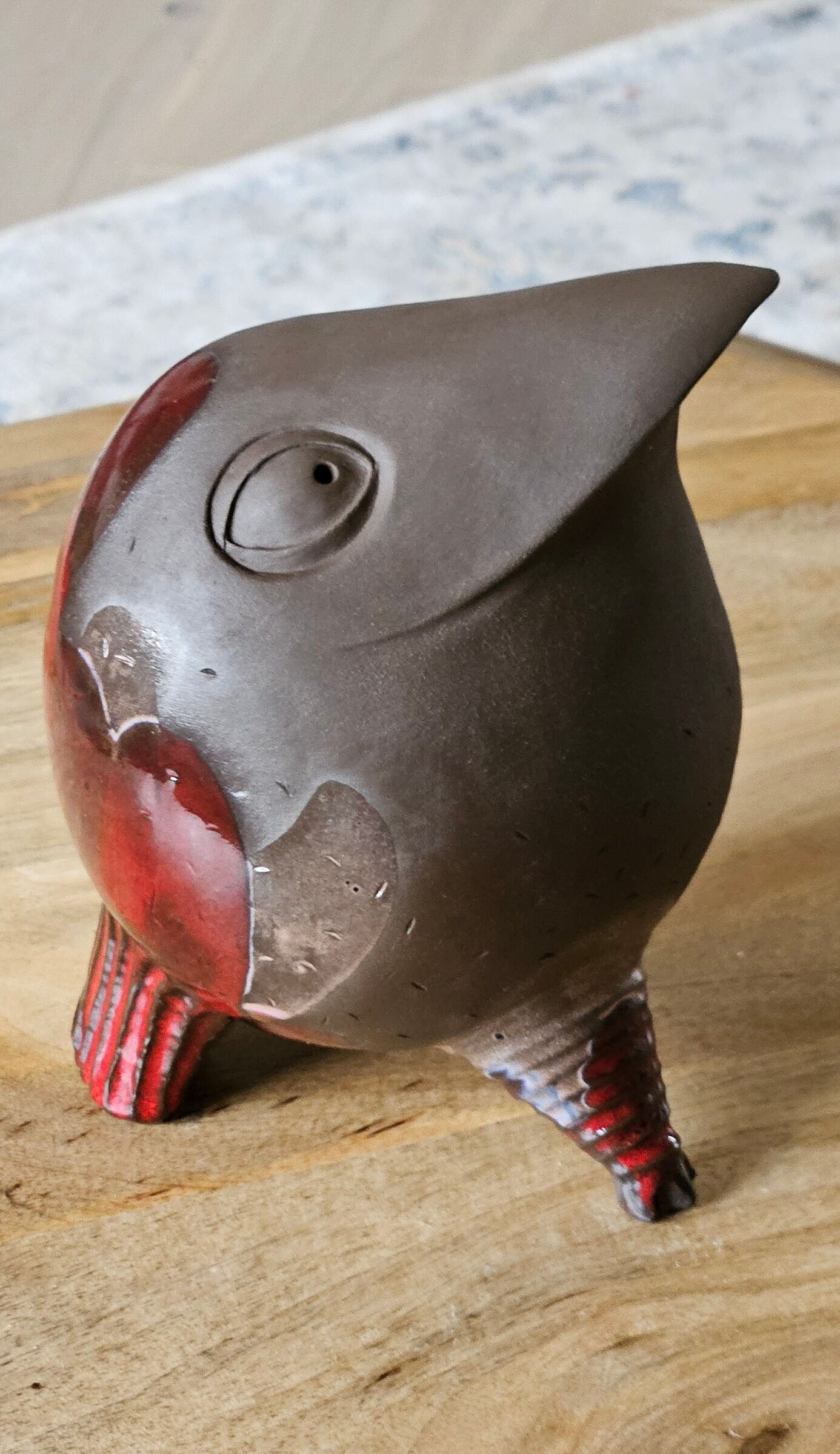 Crow|ceramic Statue|handmade Ceramic Figurine|bird Figurine|home Decor ...