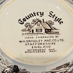 Vintage W.H. Grindley Country Style Teapot|staffordshire Grindley ...