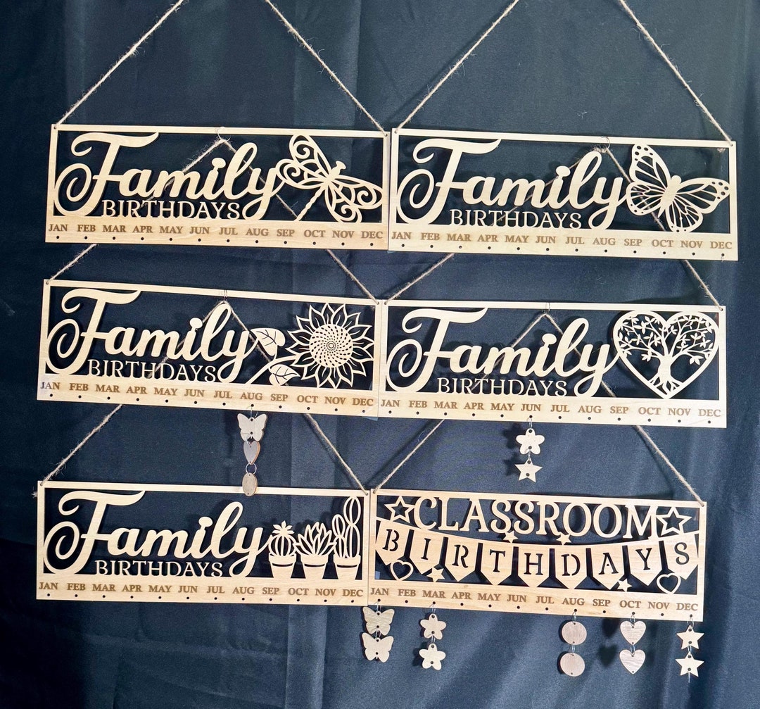 Birthday Sign. Laser Cut and Engraved. Fast Shipping. - Etsy