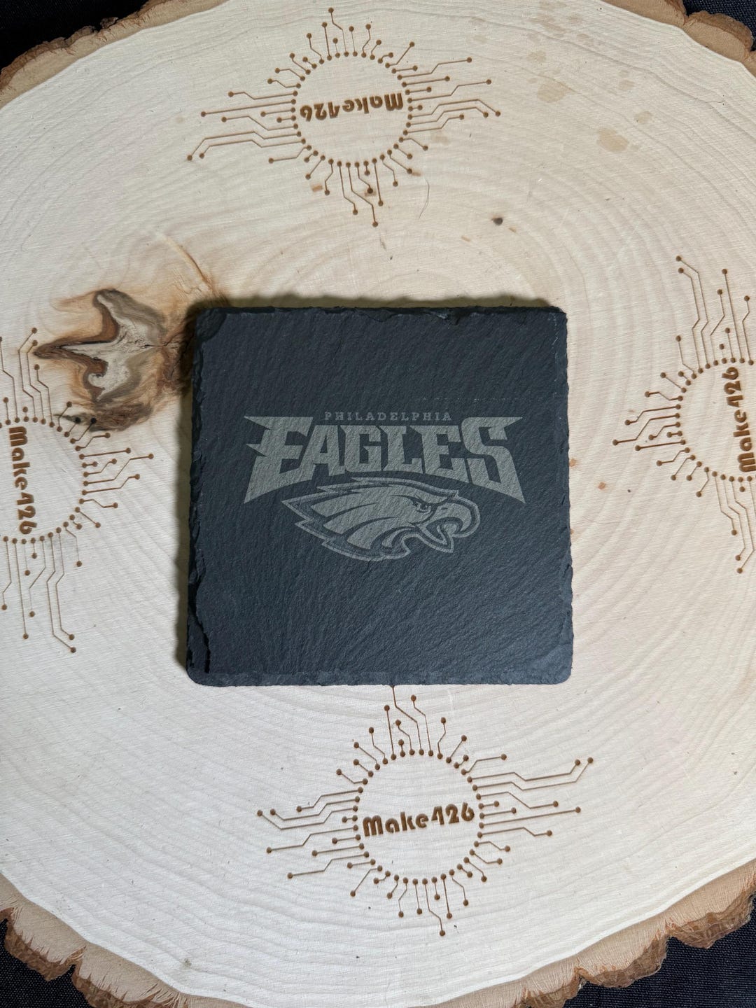Philly Eagles Slate Coaster Set. - Etsy