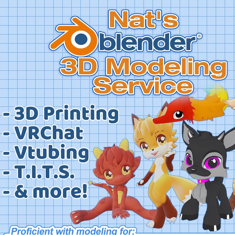 Vrchat Furry Avatar Commission - Etsy