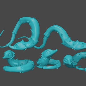 Fuzzy Worms 3D Print [DIGITAL FILES] - Etsy
