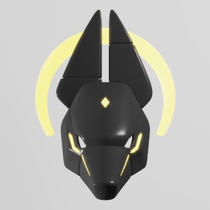 Ver. 2 - Cosplay Anubis Mask - 3D Print .stl File Download - Etsy