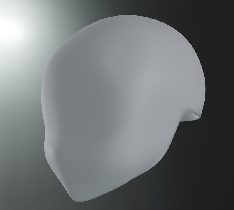 Kigurumi Head Base: Animegao Cosplay, 3D Print File (digital Download ...