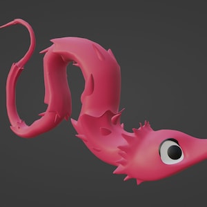 Fuzzy Worms 3D Print [DIGITAL FILES] - Etsy