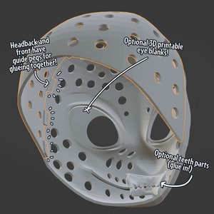 LUPINE Canine Fursuit Headbase: Toony 3D Printable Mask (digital ...