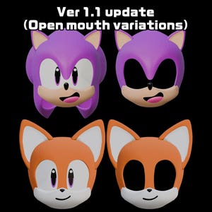 Mobian Style Costume Head Base: 3D Model STL (digital Download) - Etsy