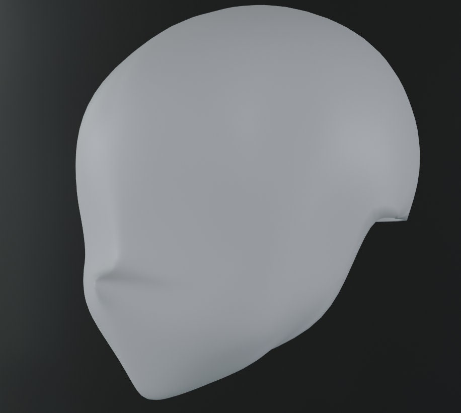 Kigurumi Head Base: Animegao Cosplay, 3D Print File (digital Download ...