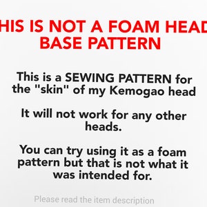 Kemogao Fur "skin" Sewing Pattern (digital Download) - Etsy