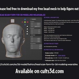 Ver. 1 LUPINE Neopets Inspired Toony Canine 3D Printable Mask & Fursuit ...