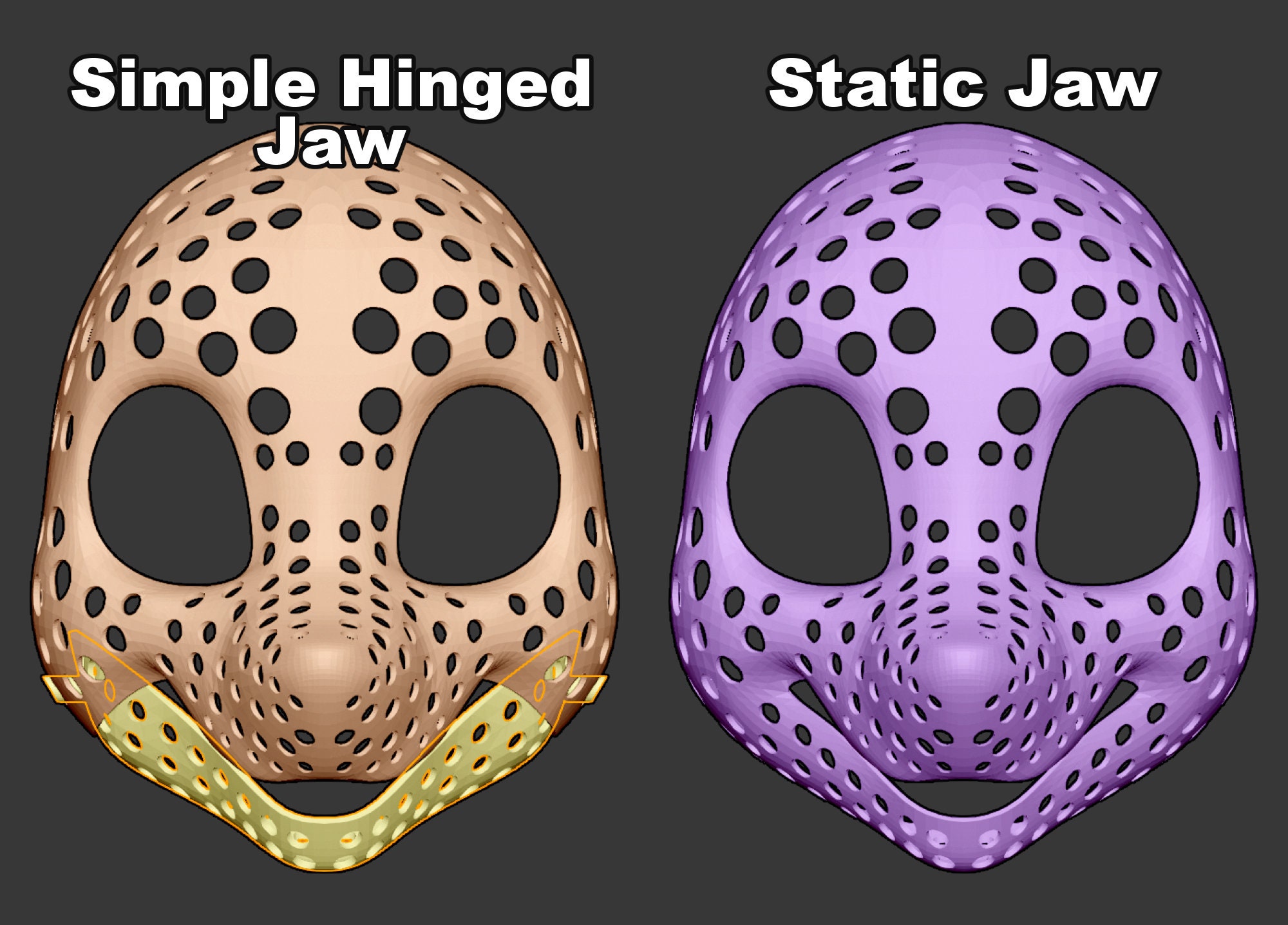 Ver. 1 MURIDAE Rodent Fursuit Head Base 3D Print Files - Etsy