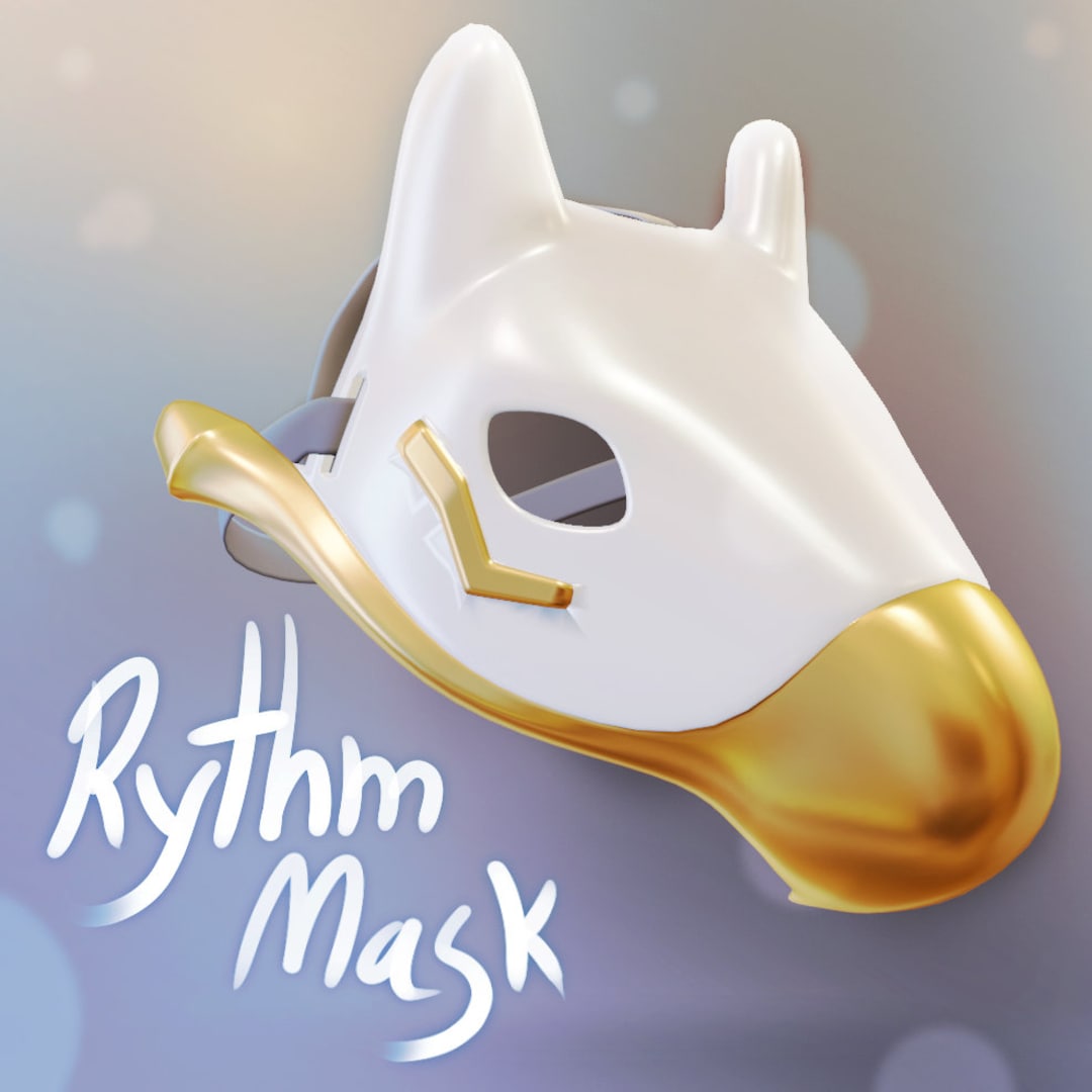 Ver.1 - Cosplay Rythm Bird Mask 3D Print .stl File Download - Etsy