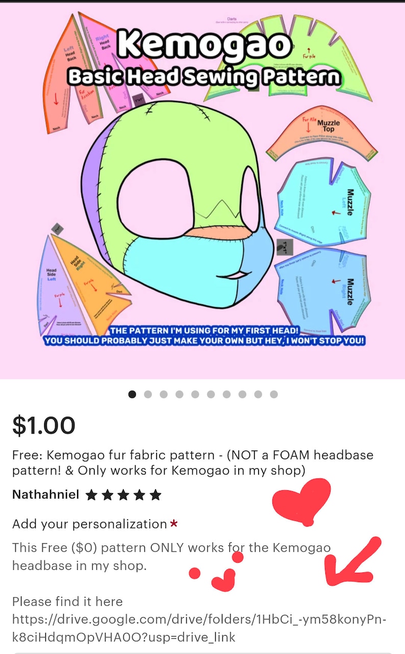 Kemogao Fur "skin" Sewing Pattern (digital Download) - Etsy
