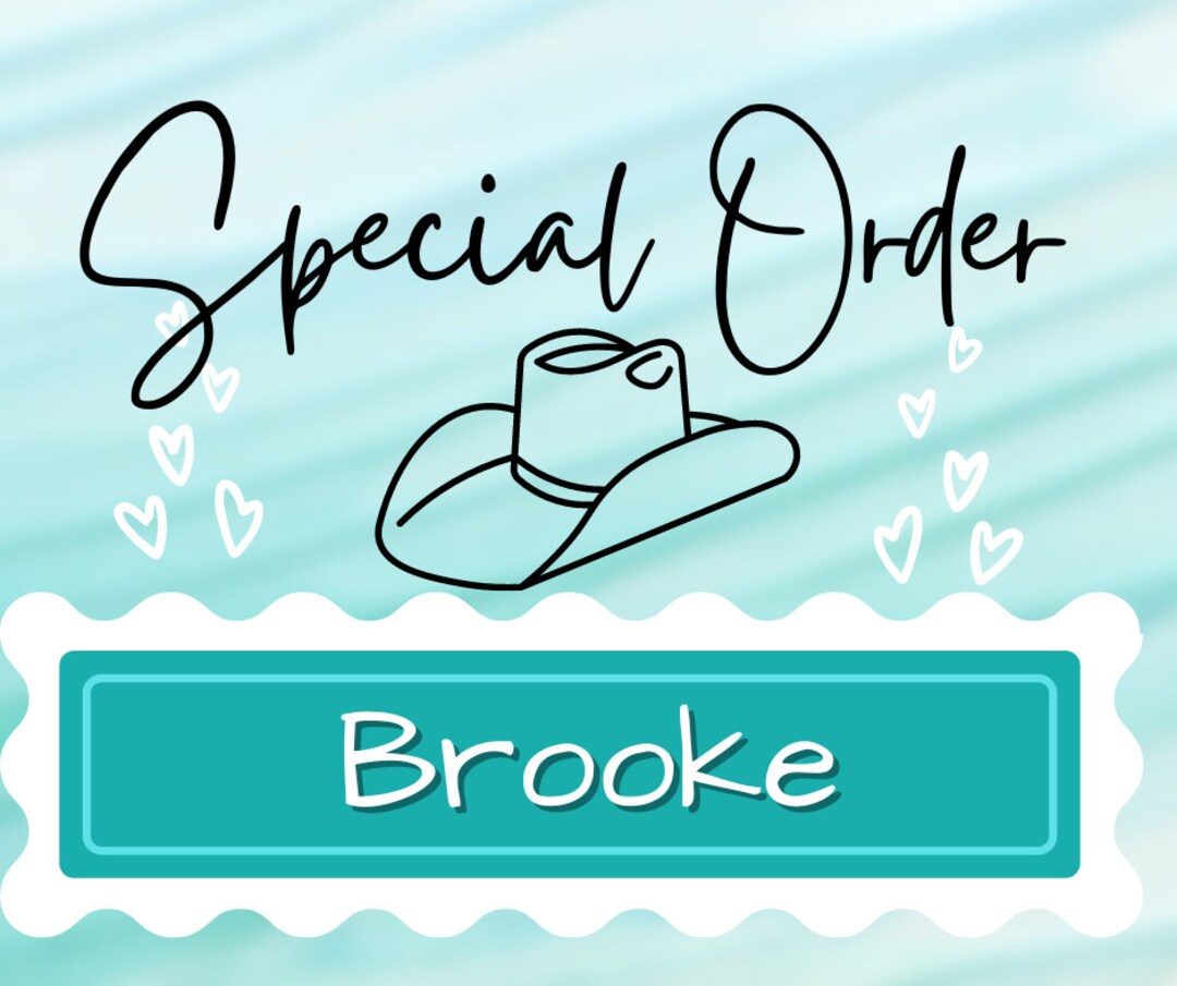 Custom Order for Brooke Cow Girl Set - Etsy