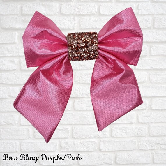 Bubble Gum Pink Shiny Satin Sailor Bow Bow Tie or Hair Bow - Etsy
