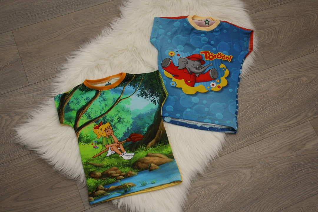 T-shirt Bibi Blocksberg or Benjamin Blümchen Size 86 - Etsy