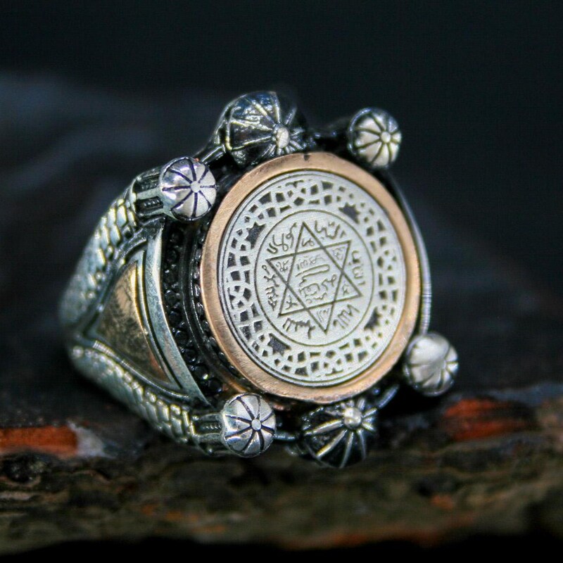 Seal of Solomon Ring - Etsy