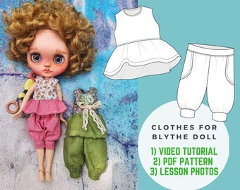 Blythe Pants Pattern - Etsy