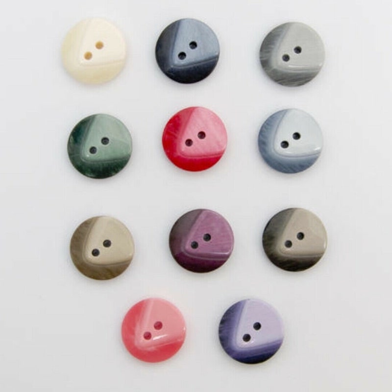 Two Tone Buttons - Etsy