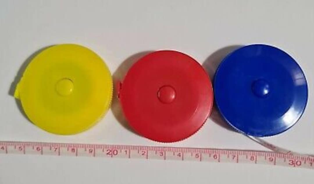 Single Spring Tape Measure, 60 Inch/150cm Long Colour Will Vary Sewing ...