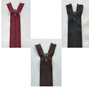 Nylon Open Ended Zips 27 Colours Jackets Cardigans Clothes 20" to 30 ...