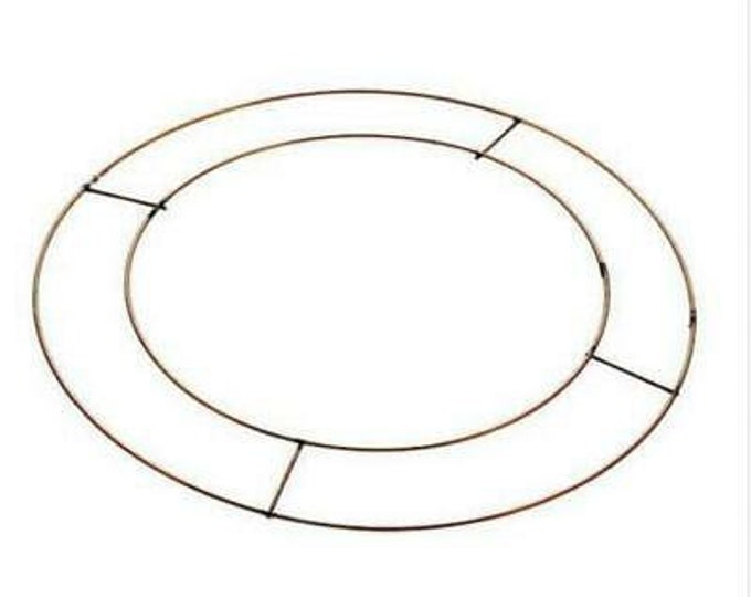 14 Inch Wire Wreath Form Metal Wreath Frame DIY Wreath Deco Mesh Burlap ...
