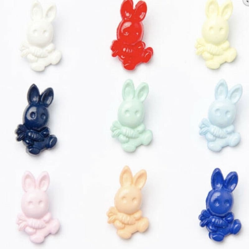 Bunny Buttons - Etsy