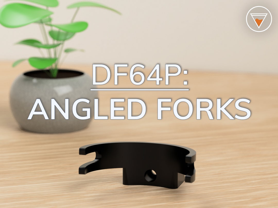 DF64P Angled Dosing Cup Forks Reduce Mess Turin DF64P, G-IOTA, Solo ...