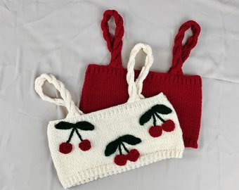 Cherry Crop Top - Etsy