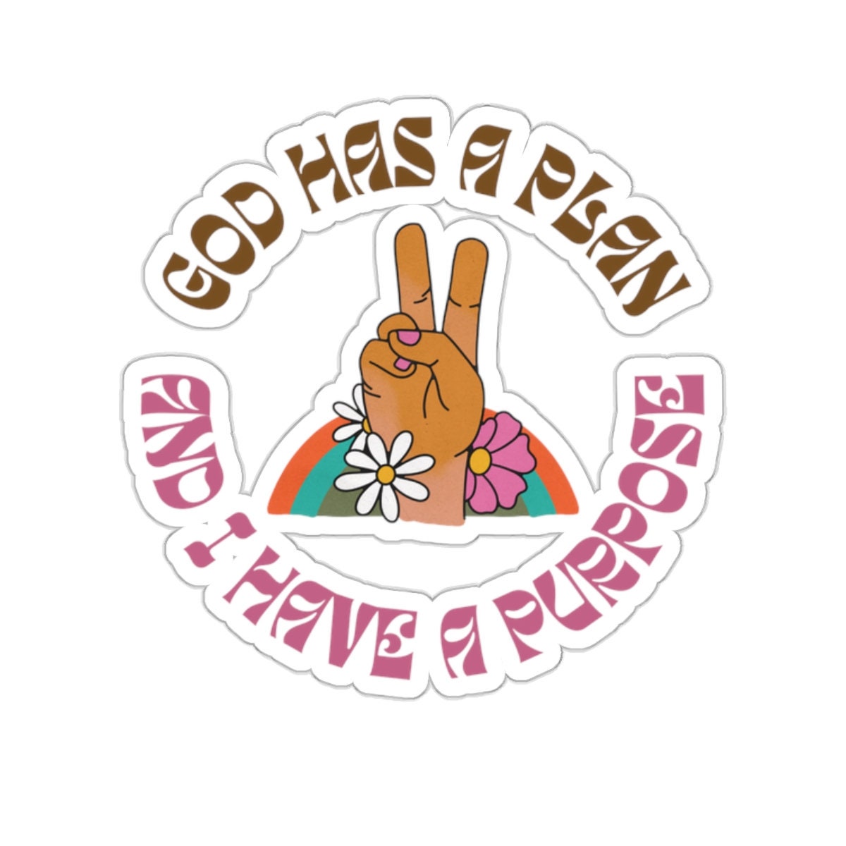 Gods Plan Sticker, Christian Sticker Decal, Bible Verse Sticker Decal ...