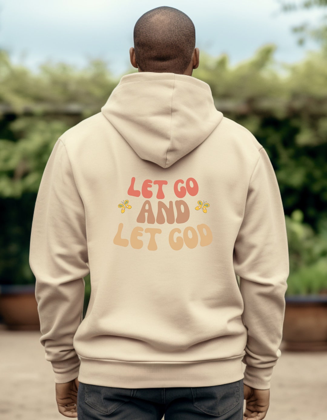Let Go Let God Christian Hoodie, Christian Hoodie, Unisex Hoodie, Faith ...