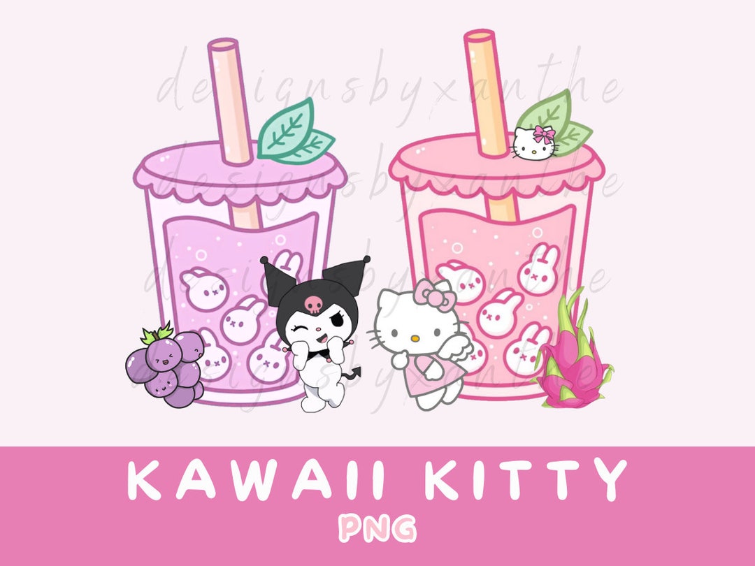 Hello Kawaii Kitty clipart, Kawaii Kitty png, Cute Cat png, s-nrio png ...