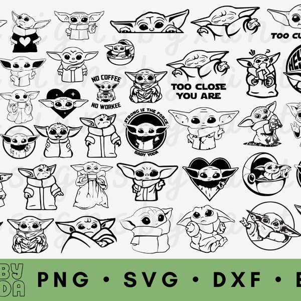 Grogu Svg - Etsy UK