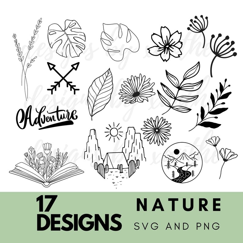 Nature SVG Bundle, Explore Svg, Boho Svg, Wanderlust Svg, Camping Svg ...