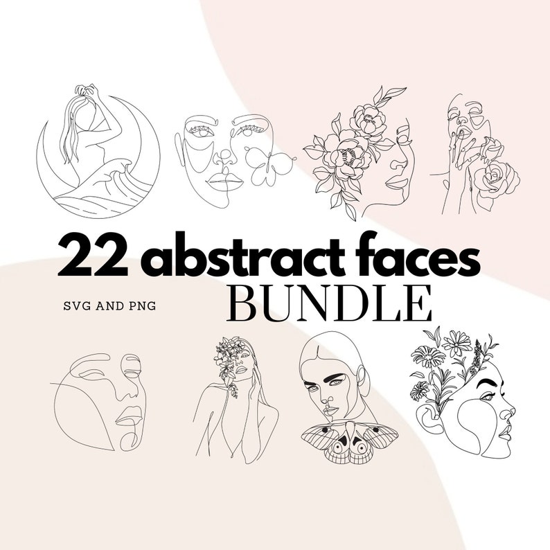 Abstract Art Svg Bundle Boho Svg Bundle Boho Abstract Svg - Etsy