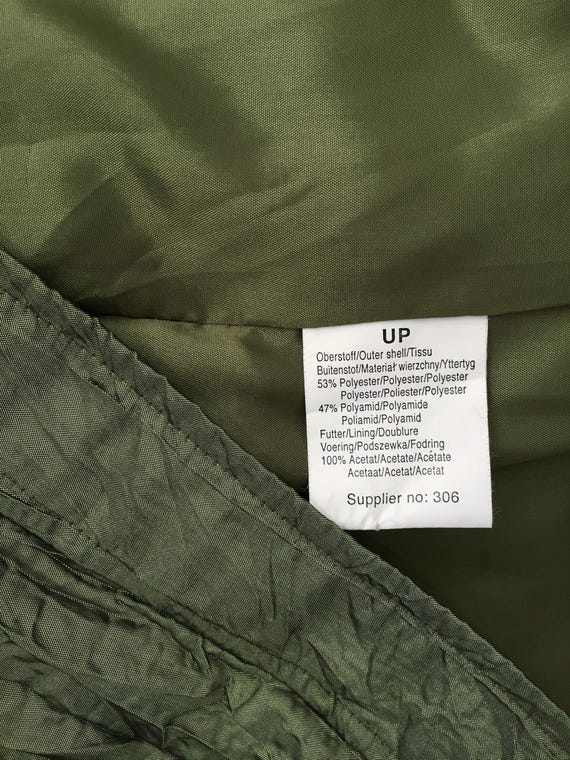 1990s vintage crushed metallic green jacket - Gem