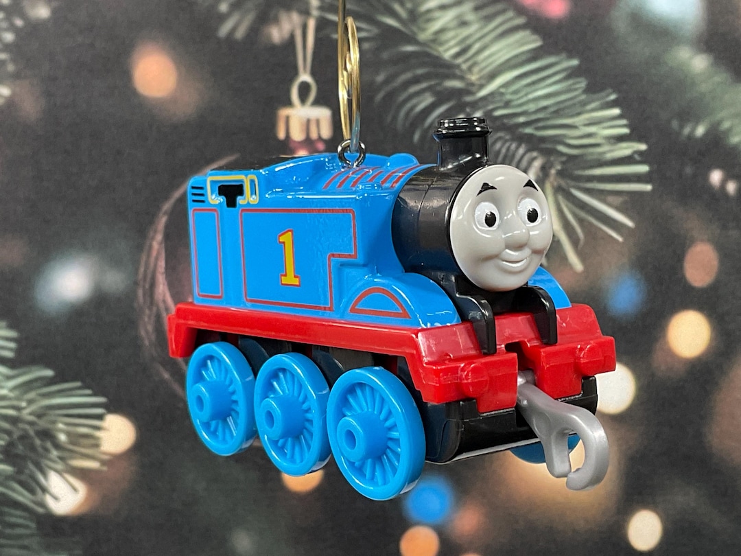 Thomas the Tank Engine, Christmas Ornament, Metal Engine, Push Along ...