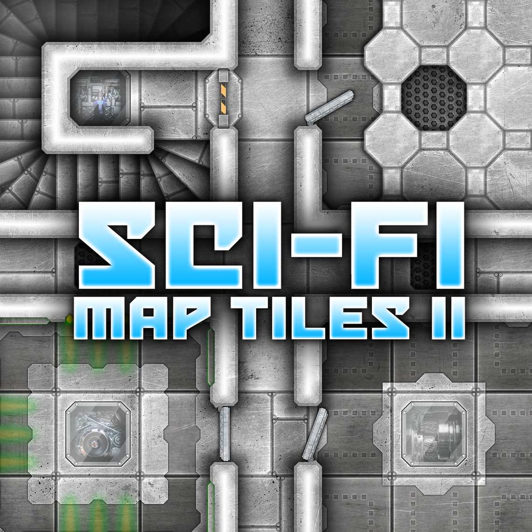 Sci-fi Map Tiles II - Etsy