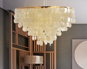 Capiz Ceiling Light | Etsy