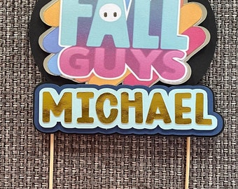 Fall Guys Cake Topper - Etsy Australia
